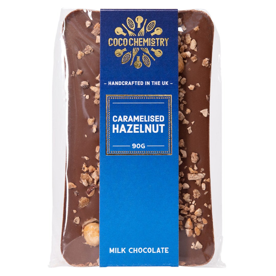 Milk Caramelised Hazelnut Slab | Coco Chemistry