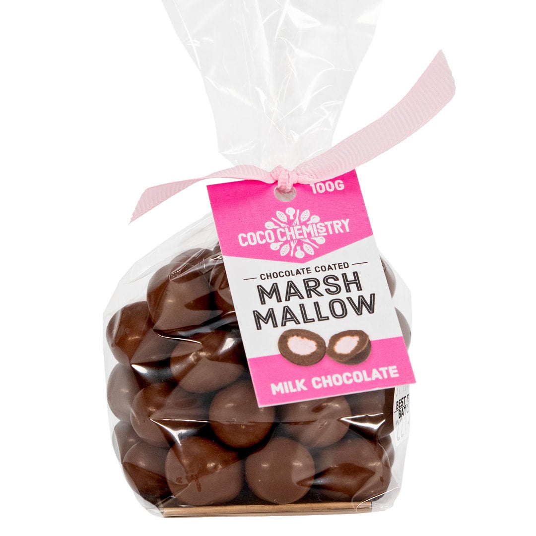 Milk Chocolate Marsh mallows | Coco Chemistry