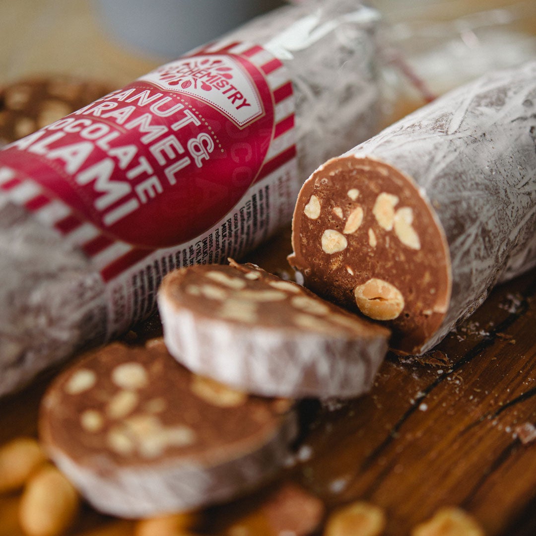 Handmade Luxury Chocolate Salami Salame | Coco Chemistry