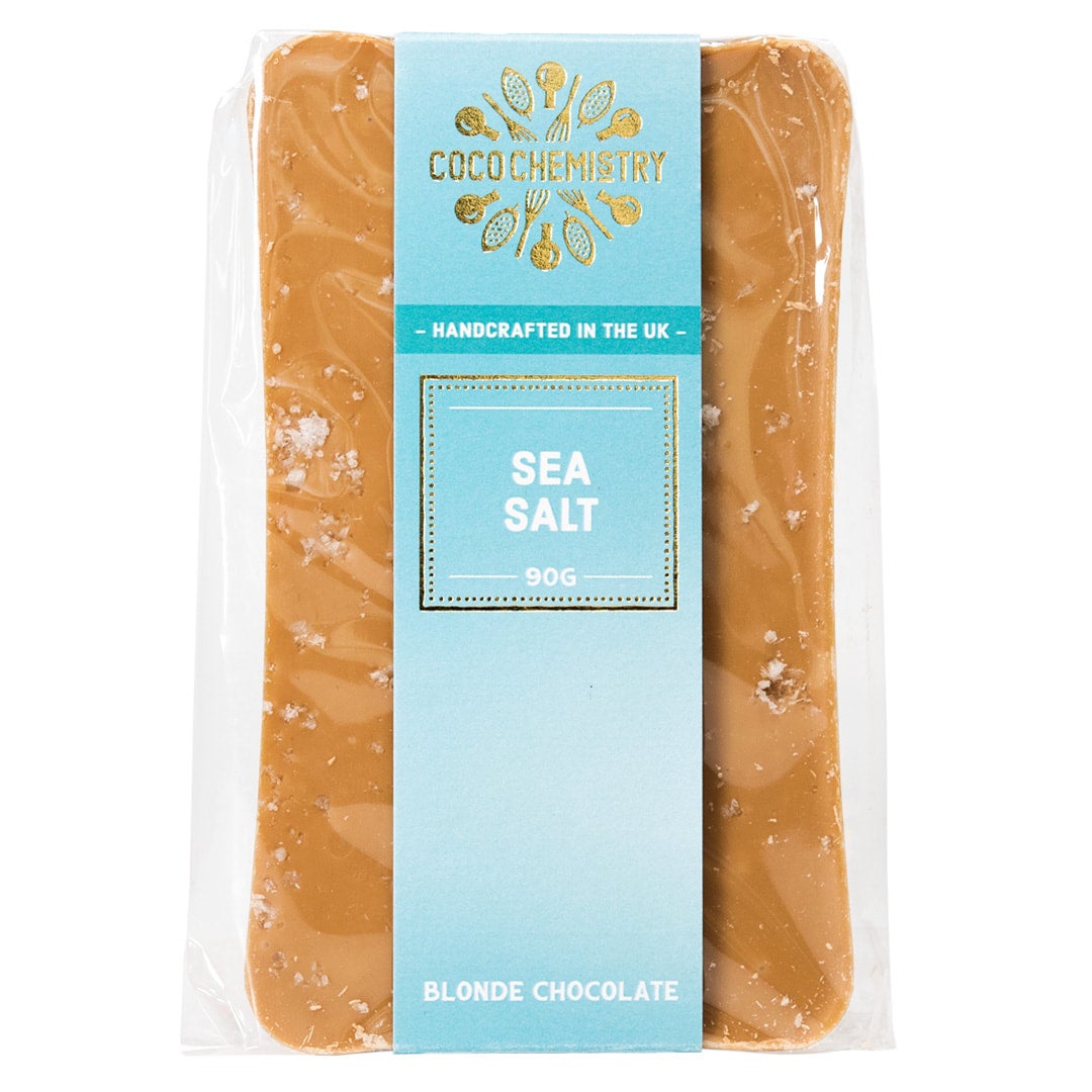 Blonde Chocolate Sea Salt Slab | Coco Chemistry